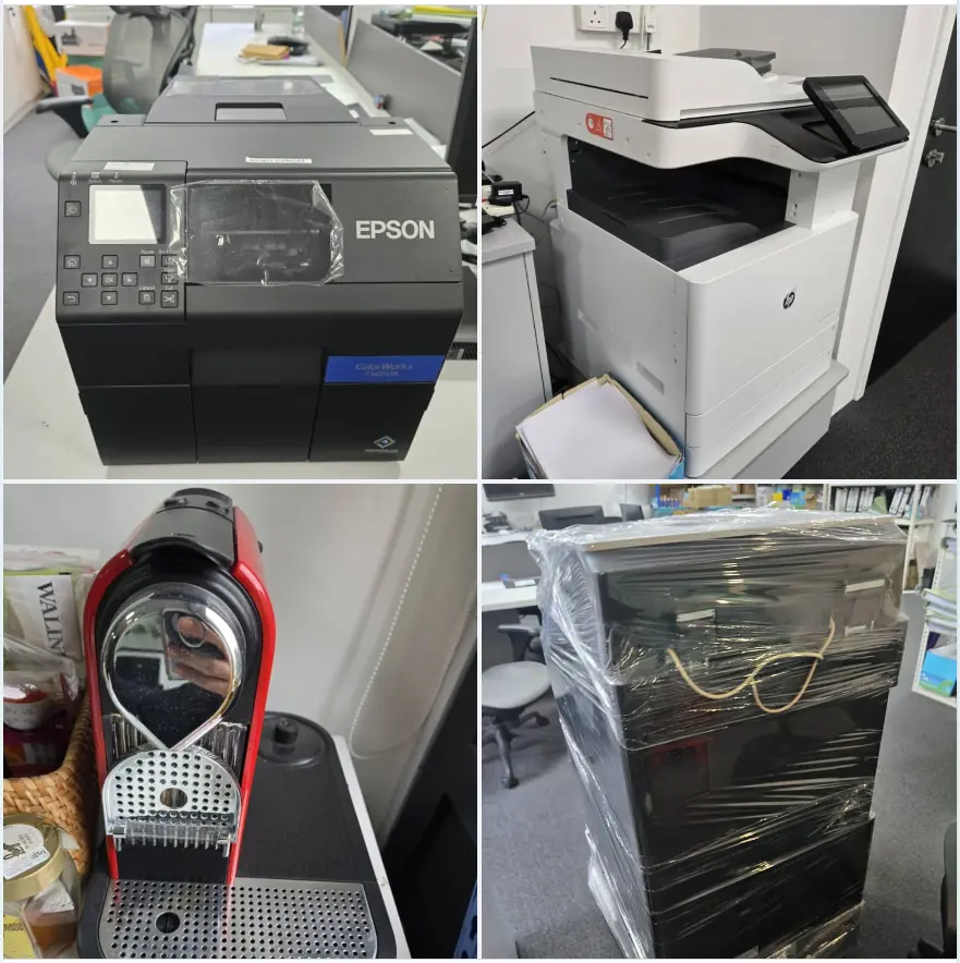Complete Office Clearance: Printers, Monitors, TV, Copier, Freezer ...